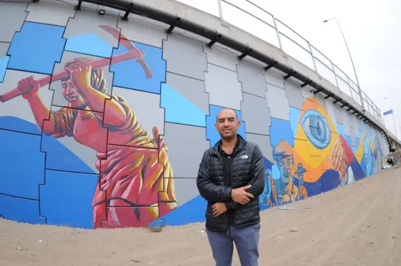 Diego Marambio: Reflejando historias a través de un mural | Diario el Día