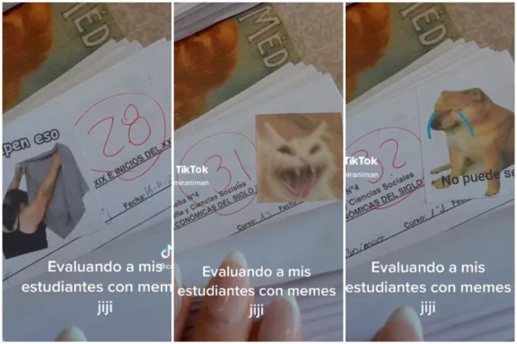 Viral: Profesora evalúa pruebas finales de estudiantes utilizando memes ...