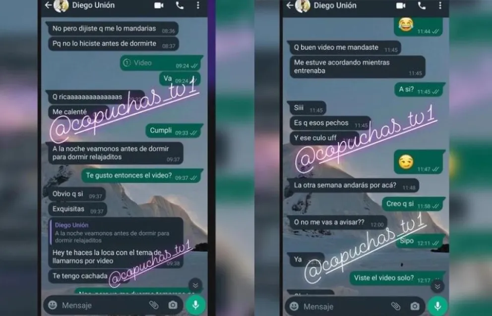 Filtran chat que evidenciaría infidelidad de jugador de Coquimbo a ...