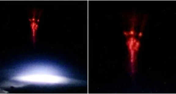 ¿Qué es?: captan inmenso "duende rojo" en la atmósfera de la Tierra ...